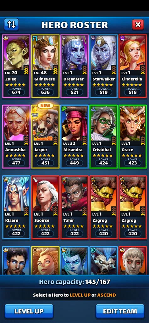 who should i level up next r empiresandpuzzles