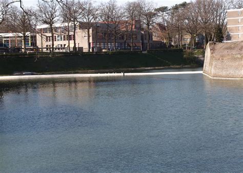 Floating Bridge By Roandad Crosses The Moat Of A Dutch Fortress