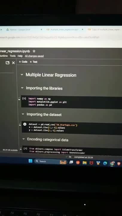 Implemented A Multiple Linear Regression Model Ramayush Yadav Posted