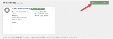 Adding Residency Information To A Client YouthCenter Docs