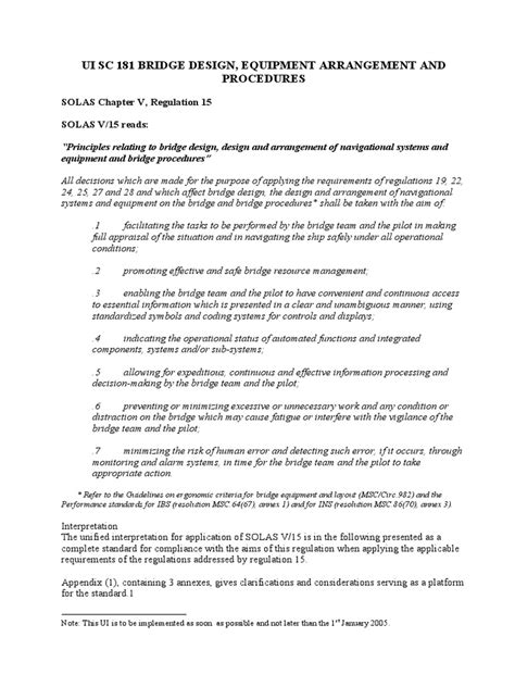 Iacs Unified Interpretation Ui Pdf Navigation Ships