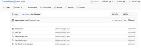 Missing Itemprocessor File · Issue 10 · Roach Phplaravel · Github