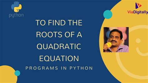 To Find The Roots Of A Quadratic Equation Quadratic Equation In
