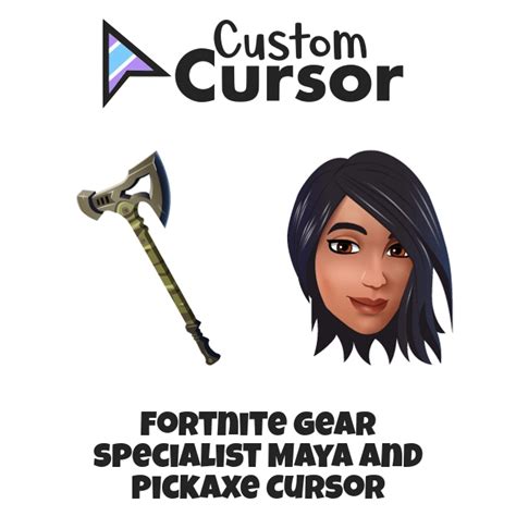 Fortnite Gear Specialist Maya And Pickaxe Cursor Custom Cursor