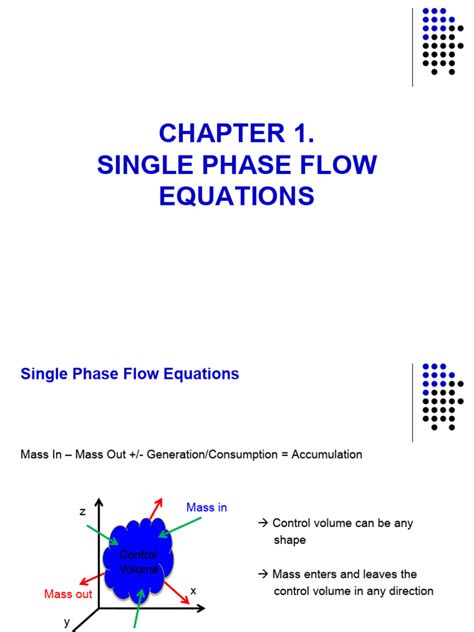Week 2 Pe546 Chapter 1 Single Phase Flow Equations Pdf