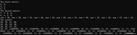 c语言中的二维数组与矩阵乘法：概念、实现与性能优化 csdn博客