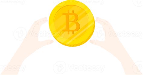 Bitcoin Icon Hand Drawn Design PNG