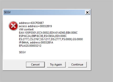 segv error in 16 bit application · issue 1091 · otya128 winevdm · github
