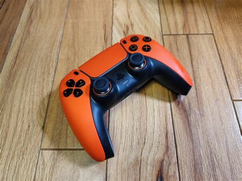 Finished Build Orange And Black Ps5 Controller W Rise4 Rextremerate