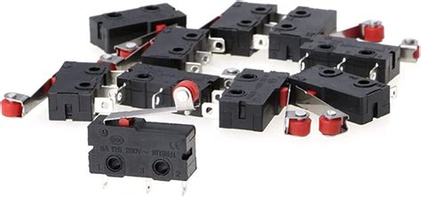 Limit Switch 5pcs Set Kw12 3 Pcb Micro Roller Lever Arm Open Close Limit Switch