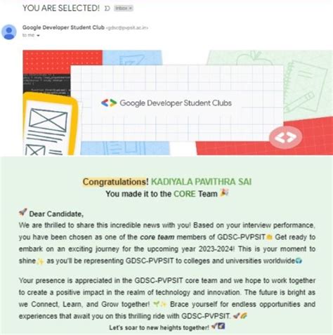 pavithra sai kadiyala on linkedin gdsc pvpsit community