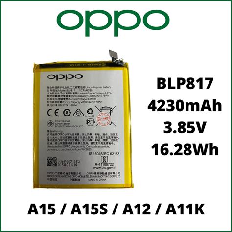 Jual Batre Batrai Battery Baterai Oppo Blp A A S A A K Shopee Indonesia