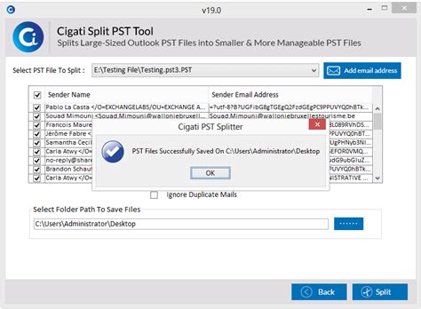 Outlook PST Splitter Tool To Split PST Files By Size Date Email