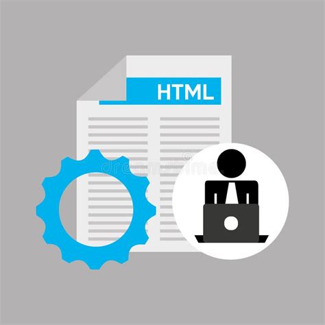 Silhouette Programmer Working Laptop Css Player Stock Vector