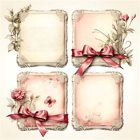 Premium Photo Colorful Sentimental Verses Yellowed Love Poem Paper