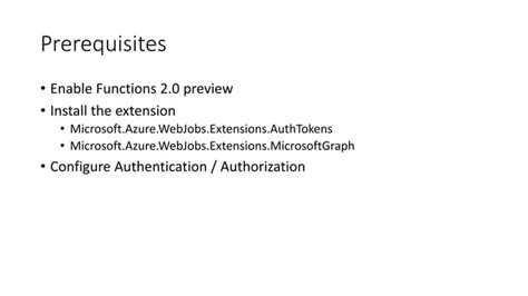 Microsoft Graph And Azure Functions Sharepoint User Group Frankfurt