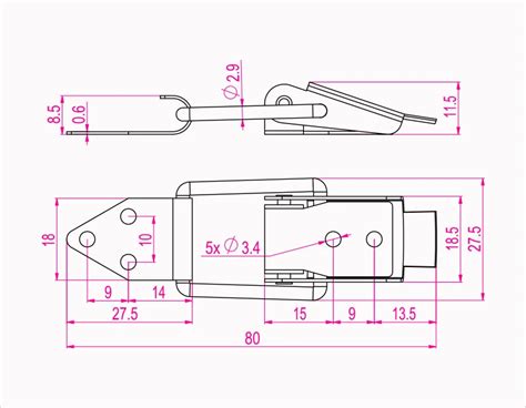 toolbox toggle latch toggle draw latches metal claw catches for jewelry