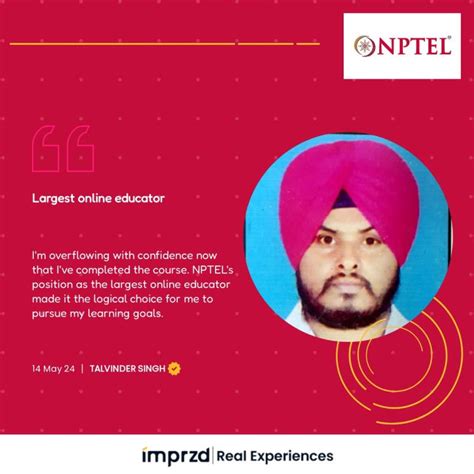 Talvinder Singh On Linkedin Nptel