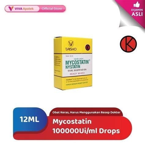 Jual Mycostatin 100000 Uiml Drops 12 Ml Shopee Indonesia