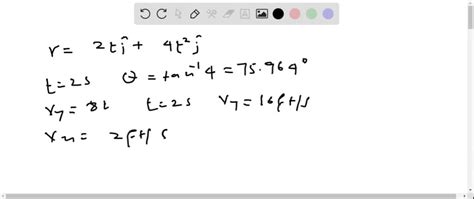 ⏩solved a particle moves in the x y plane such that its position is