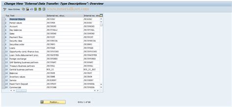 KCLS SAP Tcode Type