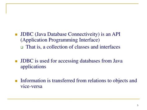 Jdbc Java Database Connectivity Ppt Download