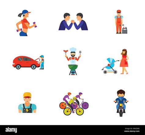 Activity Icon Set Stock Vector Image And Art Alamy