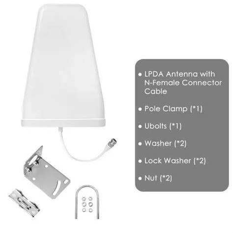 High Gain LPDA Antenna DBi Multi Directional External Antenna LMR Coax Meter Cable At Rs