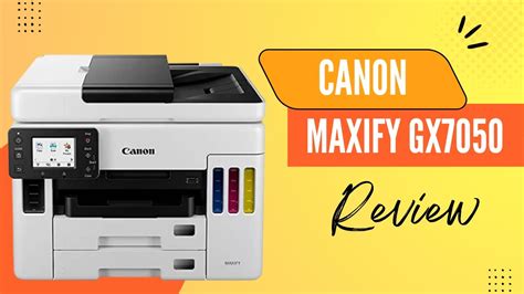Canon Maxify Gx7050 Review 4in1 Tintenstrahl Youtube