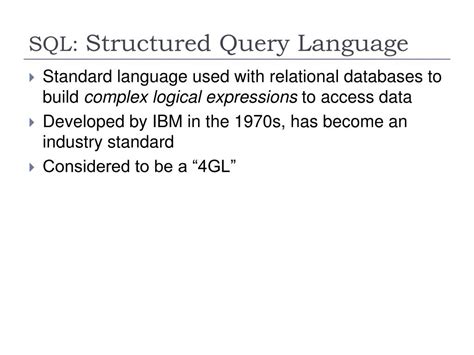 PPT Structured Query Language SQL PowerPoint Presentation Free Download ID 6945715