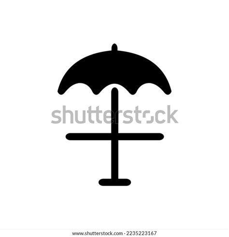 Table Umbrella Icon Design Stock Vector Royalty Free 2235223167 Shutterstock