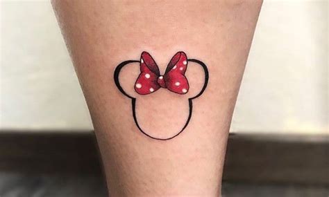 Minnie Mouse Tattoo Outline
