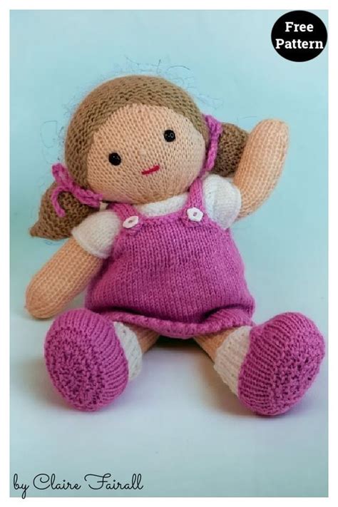 Ida Doll Free Knitting Pattern Knitted Dolls Free Knitting Dolls