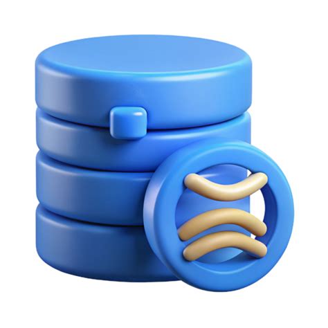 Elegant Abstract Blue Dna Data Storage Icon Isolated Element Original