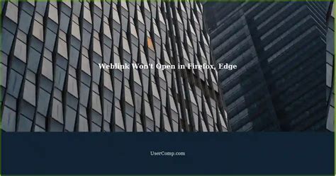 fix weblink won t open in firefox edge but works in chrome