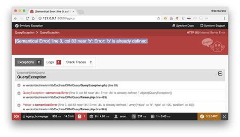 Symfony How To Reset The Doctrine Query Builder Avoiding Error