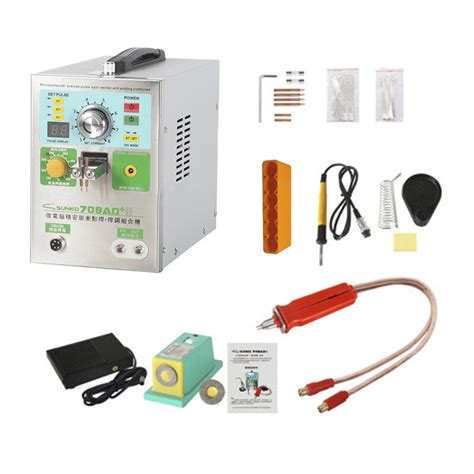 Sunkko 709ad 배터리 스폿 용접기 32kw 자동 감지 펄스 용접 리튬 배터리 팩 니켈 스트립 스폿 용접기 용접 장비