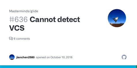 cannot detect vcs · issue 636 · masterminds glide · github