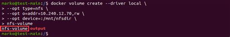 docker nfs volume 创建与使用 csdn博客