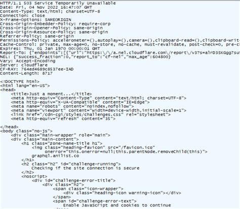 Anilist Website Using Cloudflare Ddos Protection Page Fails Connection