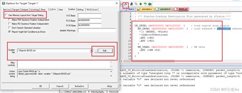 keil中默认分散加载文件 sct基础注释 any xo csdn博客