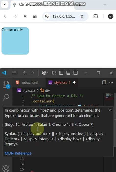 How To Center A Div In Second 🔥 Css Hack Shorts Shortsfeed Css Youtube