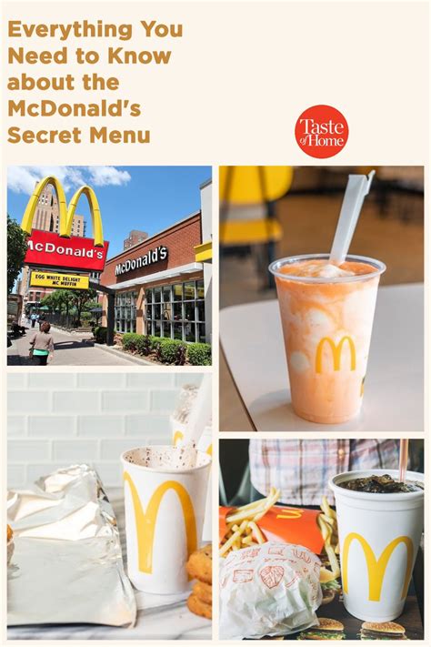 Mcdonalds Secret Menu Artofit