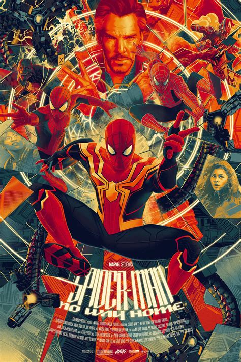 Spider Man No Way Home 2021 [24x36] Poster By Matt Taylor R