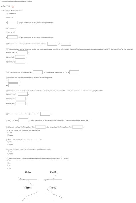 Solved Question For This Problem Consider The Function Chegg Com