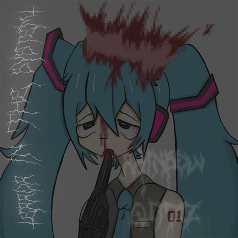 Hatsune Miku Tw Suicide Themes And Gore By Ra1nb0wgutzz On Deviantart