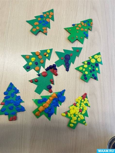 Конспект занятия по лепке в младшей группе «Елочка нарядная 4 фото Воспитателям детских