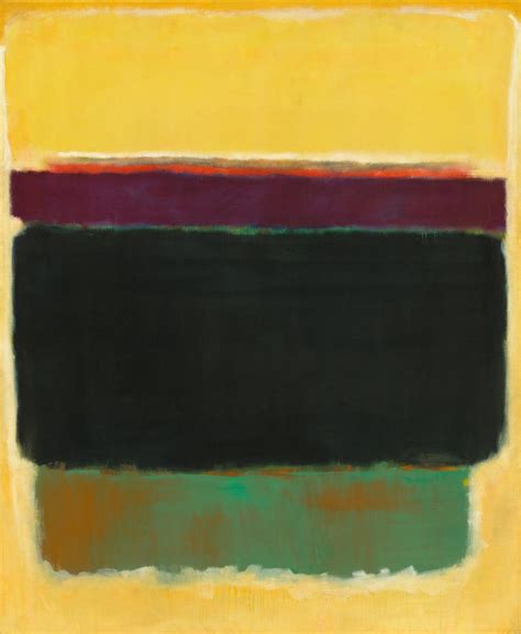 Mark Rothko Untitled 1949 Yellow Brown And Green — Willseum