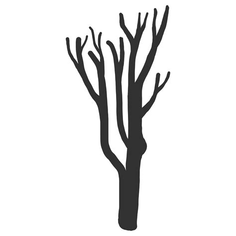 Hand Drawn Naked Tree Silhouette 13743161 PNG