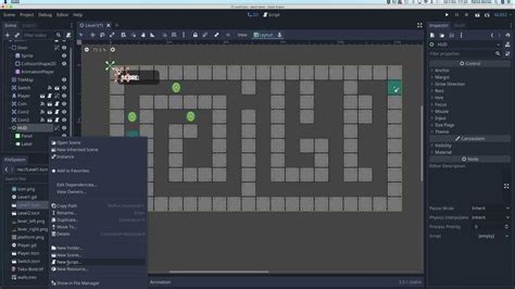 Maze Game In Godot Part 14 Adding A Hud To Display The Score Youtube